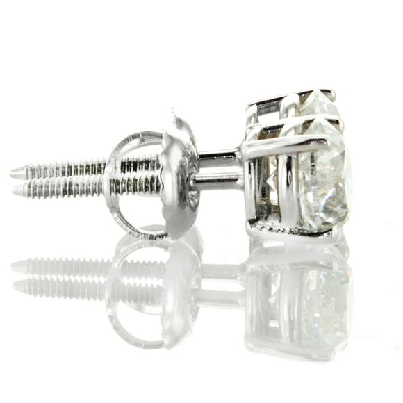 Smart diamond source | Jewelry | Diamond Stud Earrings Round Shape ...